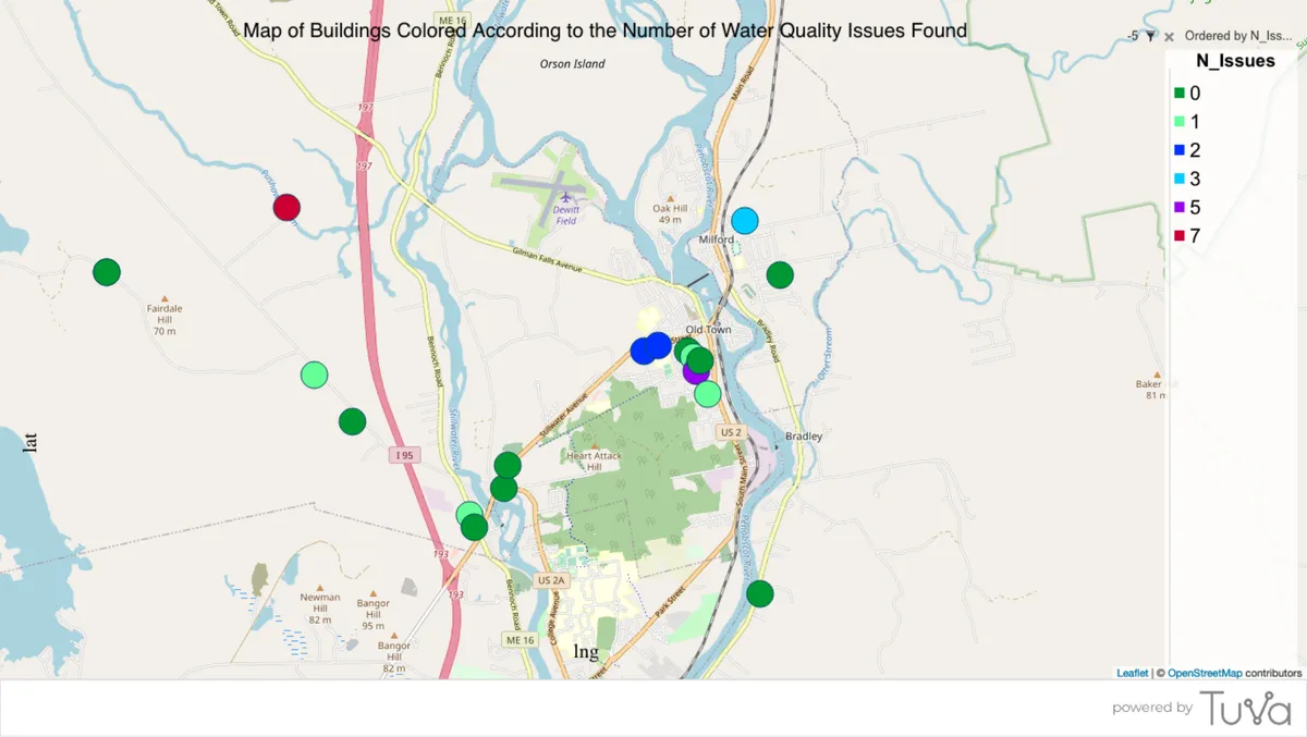 Old Town High School drinking water study: a first look. | Schoodic ...